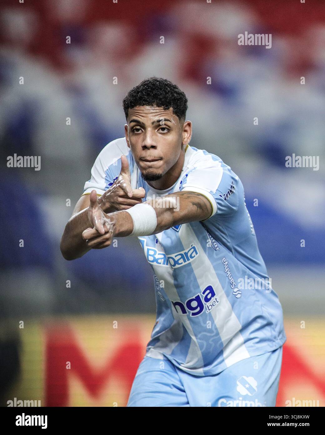 PA - BELEM - 09/05/2025 - BRAZILIAN B 2025, PAYSANDU x VOLTA REDONDA - Paysandu player Thalisson ...