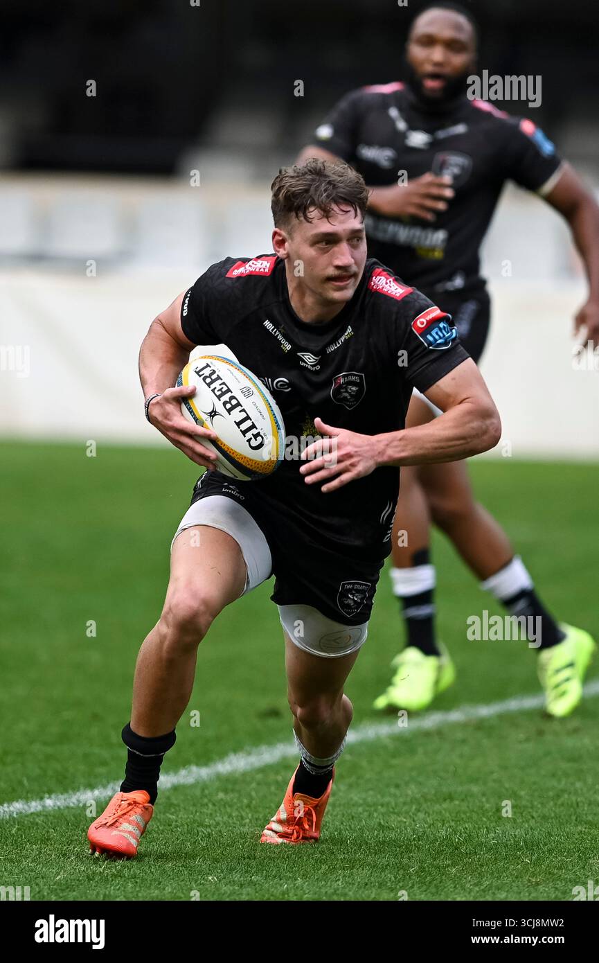 Chris Horak of Hollywoodbets Sharks Invitational during the match ...