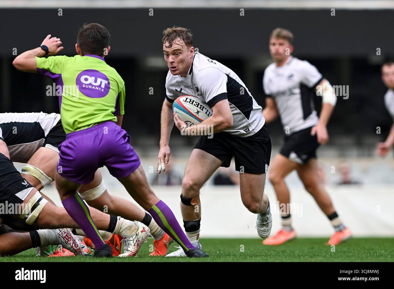 Gareth Simpson of Saracens during the match between Hollywoodbets ...