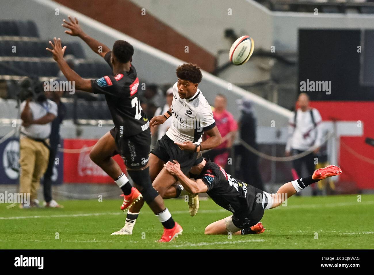 Noah Caluori of Saracens during the match between Hollywoodbets Sharks ...