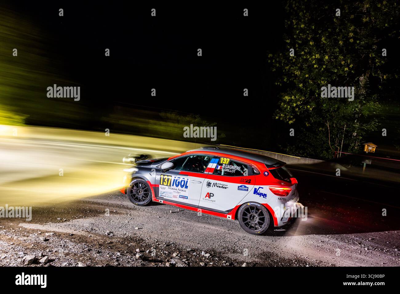 137 GAGNIERE Dylan, GRILLOT Benjamin, Renault Clio Rally4, action ...