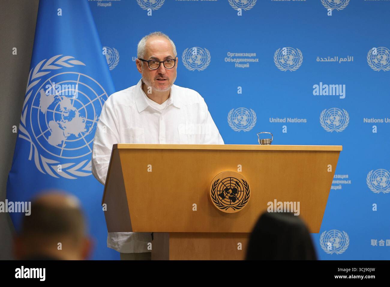 UNITED NATIONS, NEW YORK September 5, 2025: Stephane Dujarric ...