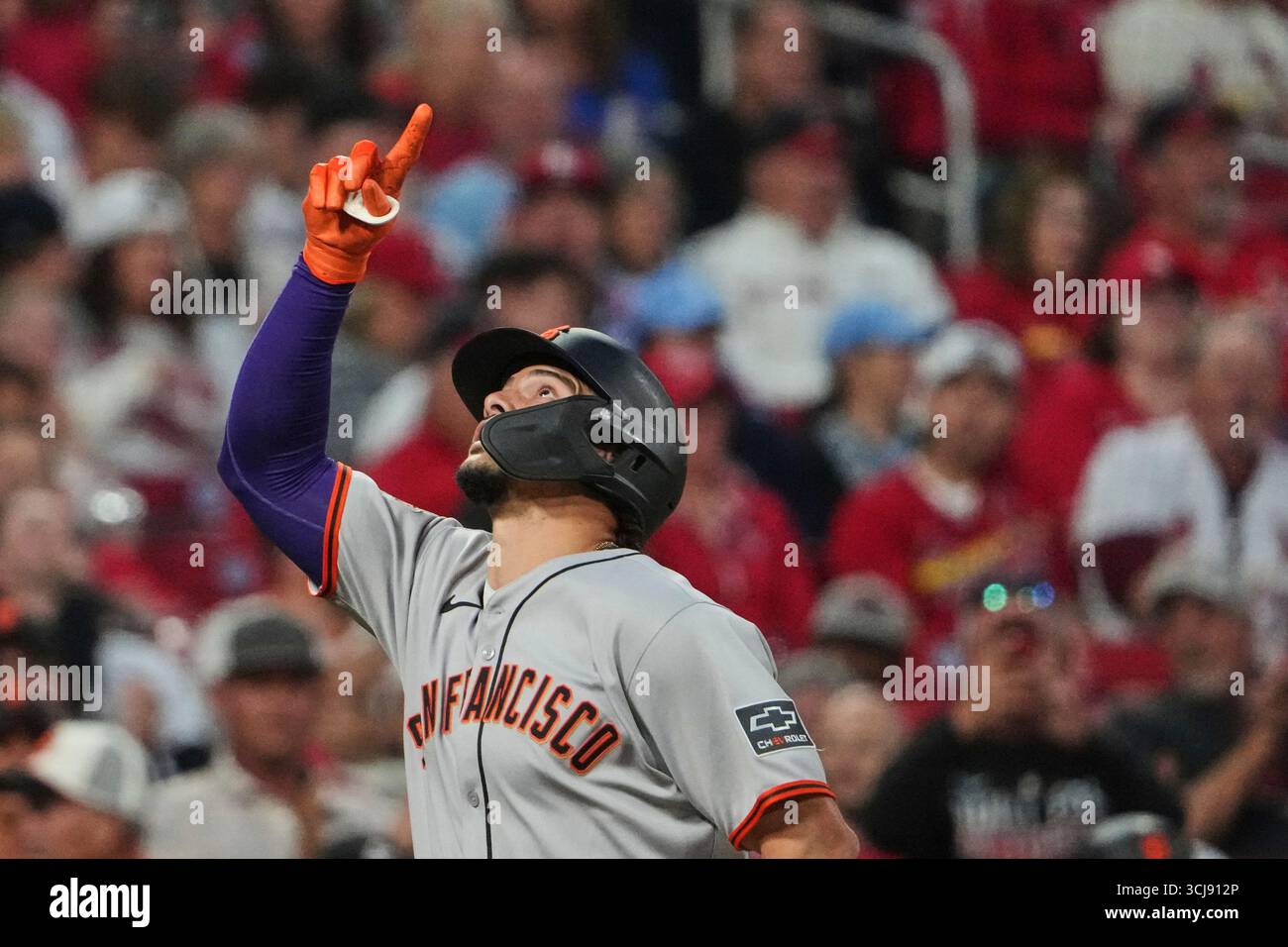 San Francisco Giants' Willy Adames celebrates after hitting a solo home ...
