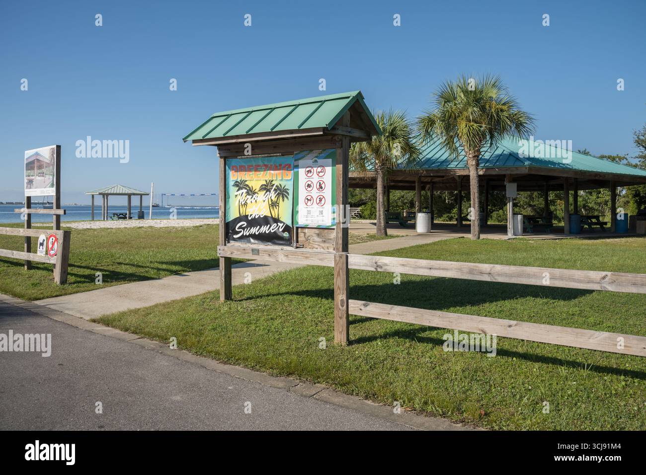 Gulf Breeze, Florida, United States – September 1, 2025: Shoreline Park ...
