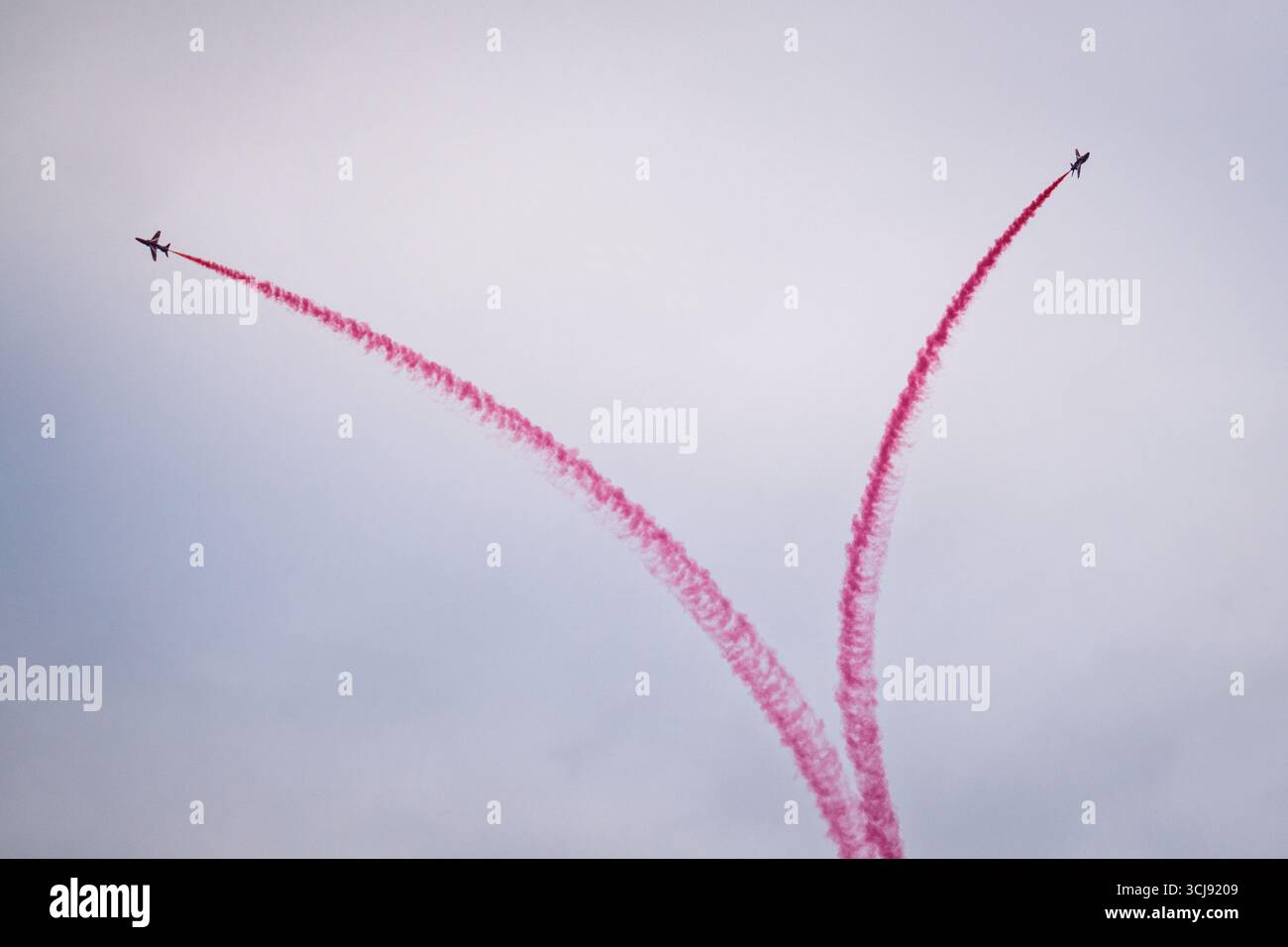 Ayr Scotland UK. 5th September 2025. The Red Arrows display at the ...