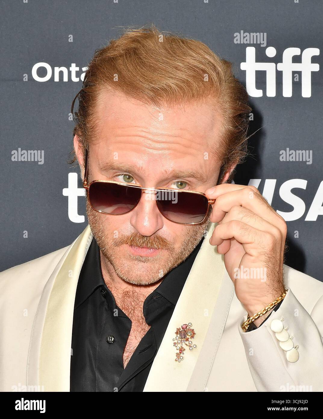 Ben Foster attends the premiere of "Christy" during the 2025 Toronto ...