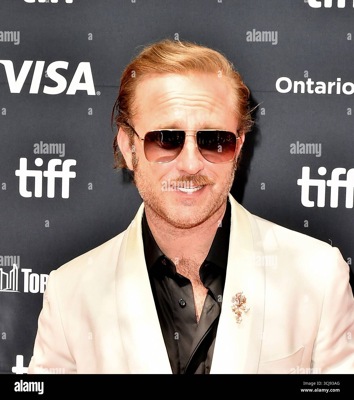 Ben Foster attends the premiere of "Christy" during the 2025 Toronto ...