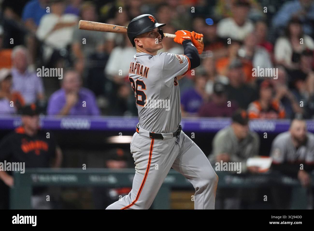 San Francisco Giants third baseman Matt Chapman (26) in the fifth ...