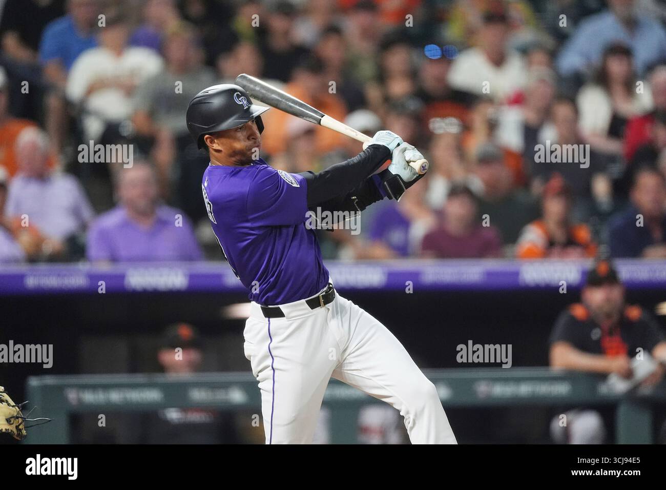 Colorado Rockies second baseman Ryan Ritter (8) in the fifth inning of ...