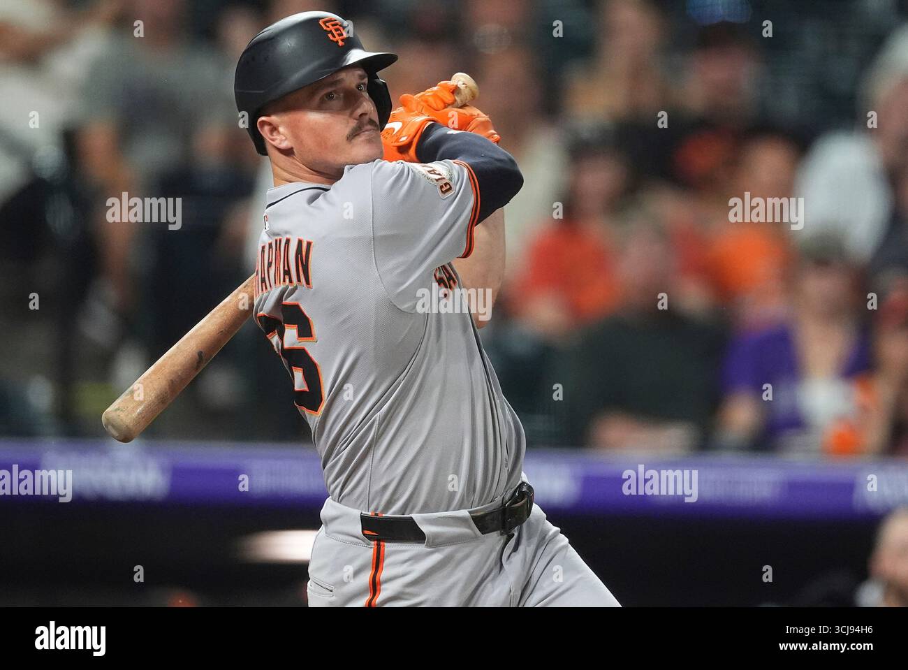 San Francisco Giants third baseman Matt Chapman (26) in the ninth ...