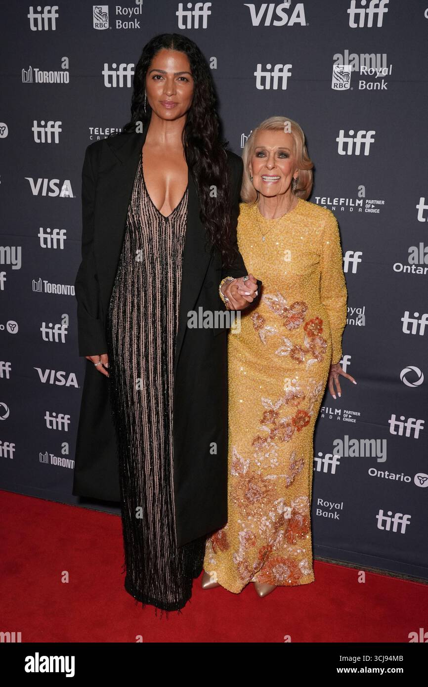 Camila Alves, left, and Kay McConaughey attend the premiere of "The ...