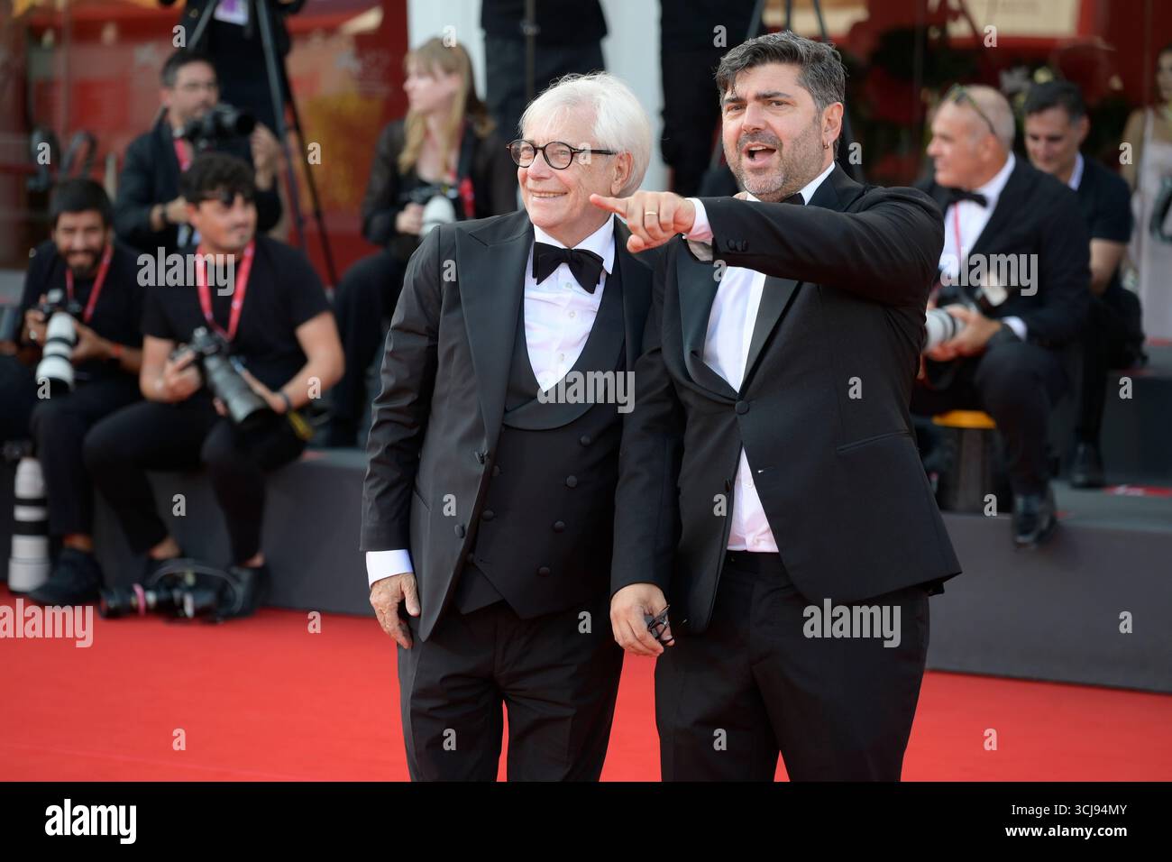 Toni D'Angelo (r) and Nino D'Angelo (l) attend "The sun rises on us all ...