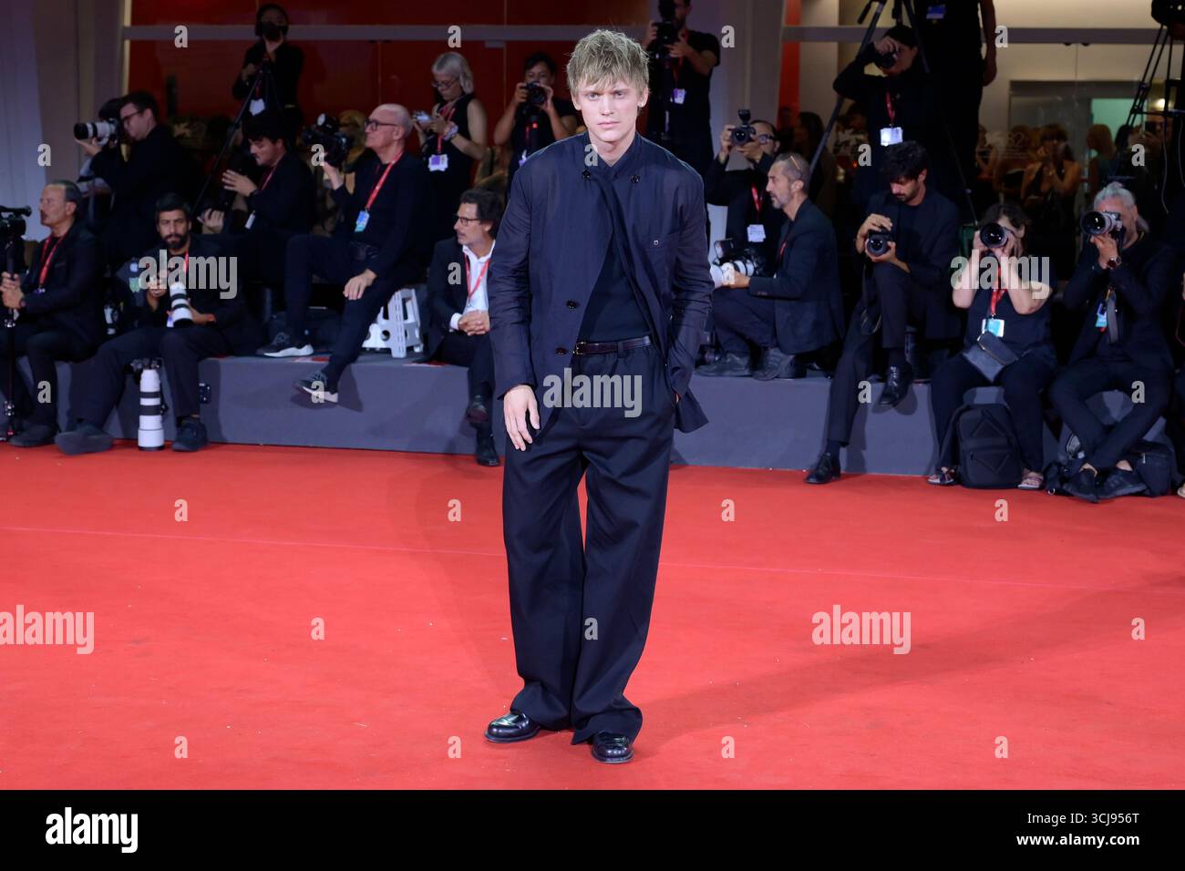Enzo Brumm attends the "Silent friend" red carpet during the 82nd ...