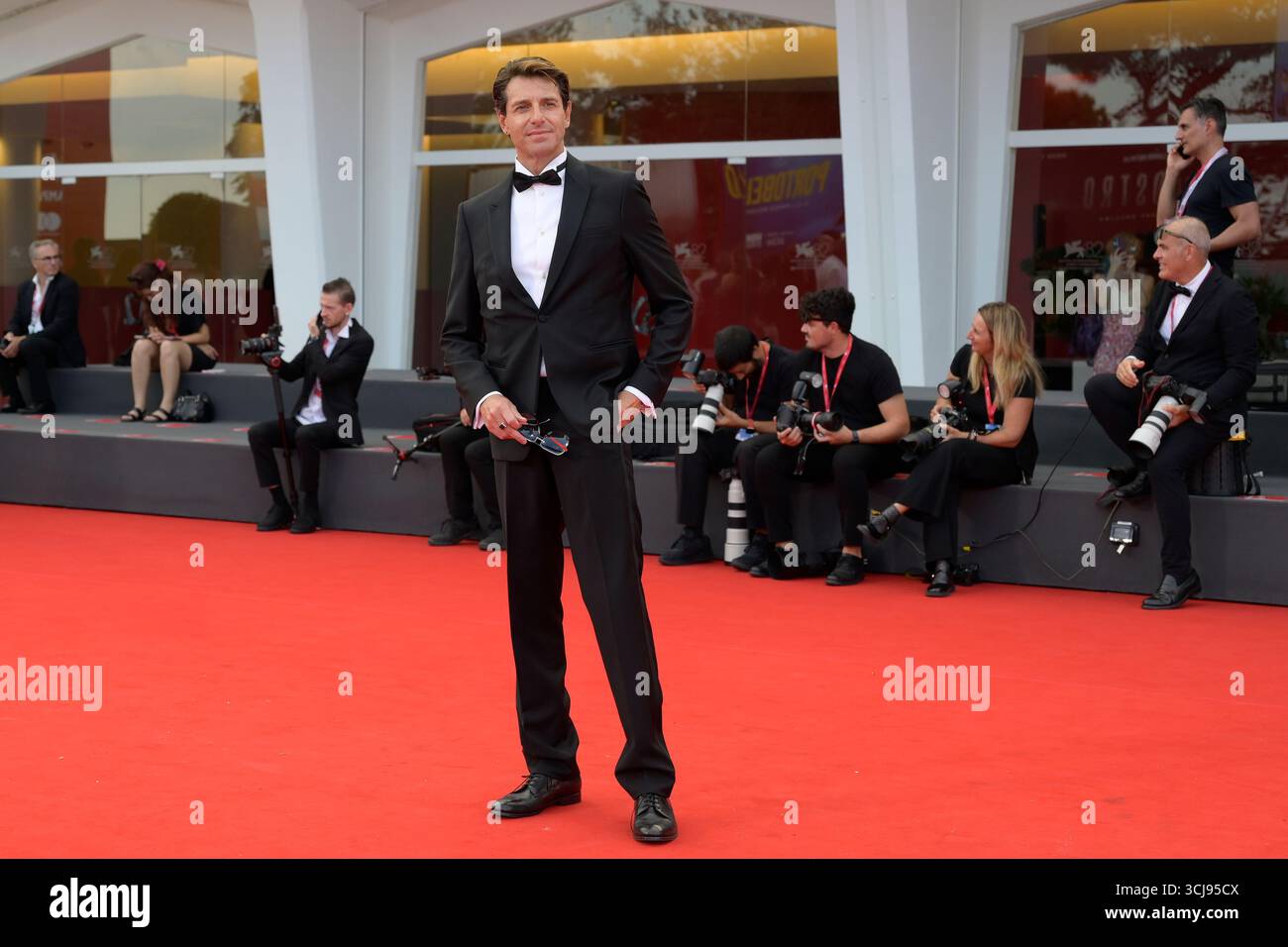 Giampaolo Morelli attends "The sun rises on us all" red carpet during ...