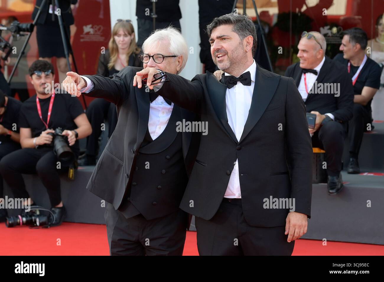 Toni D'Angelo (r) and Nino D'Angelo (l) attend "The sun rises on us all ...