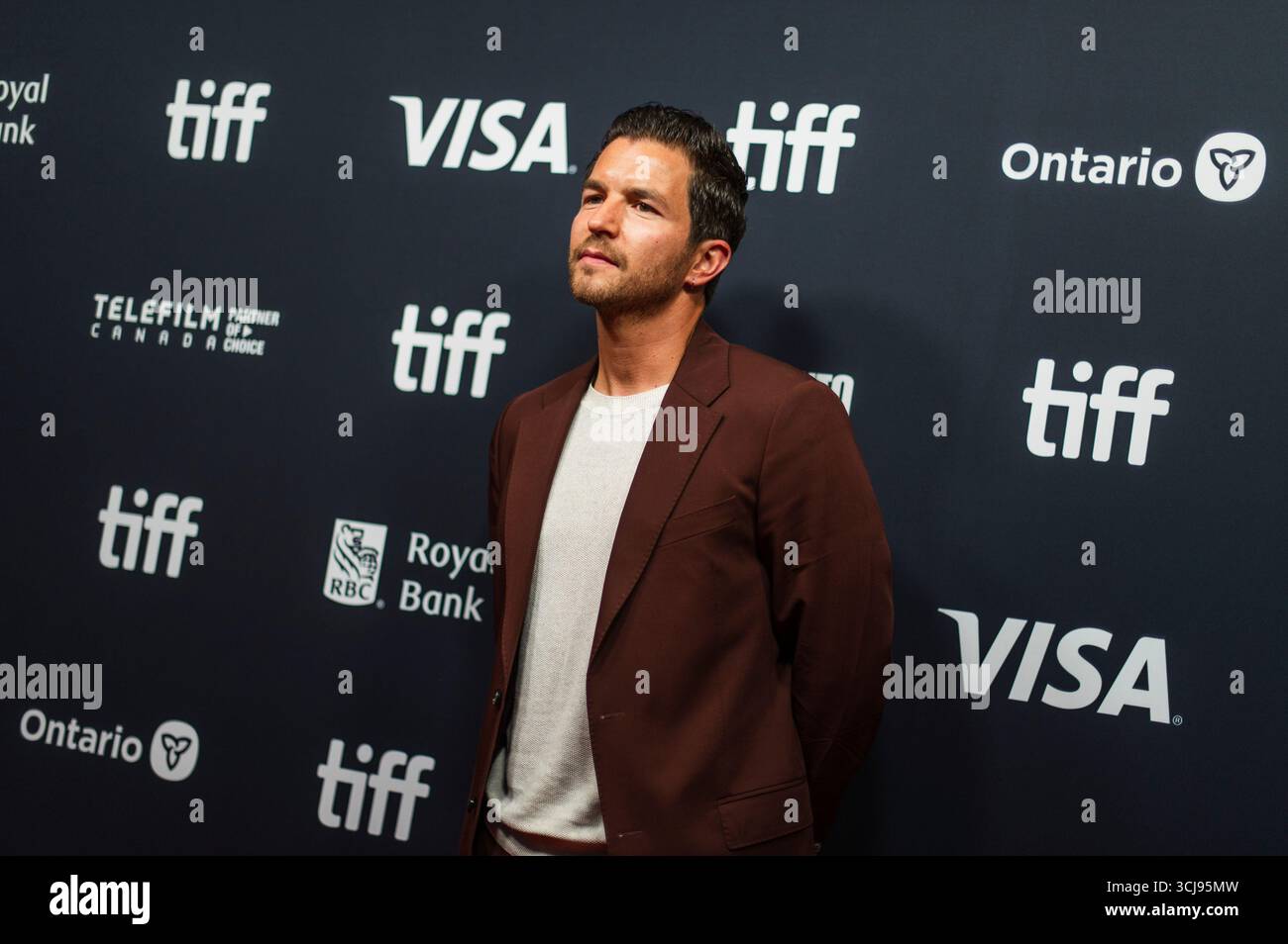 Matteo Simon arrives on the red carpet for "Steal Away" at the Toronto ...