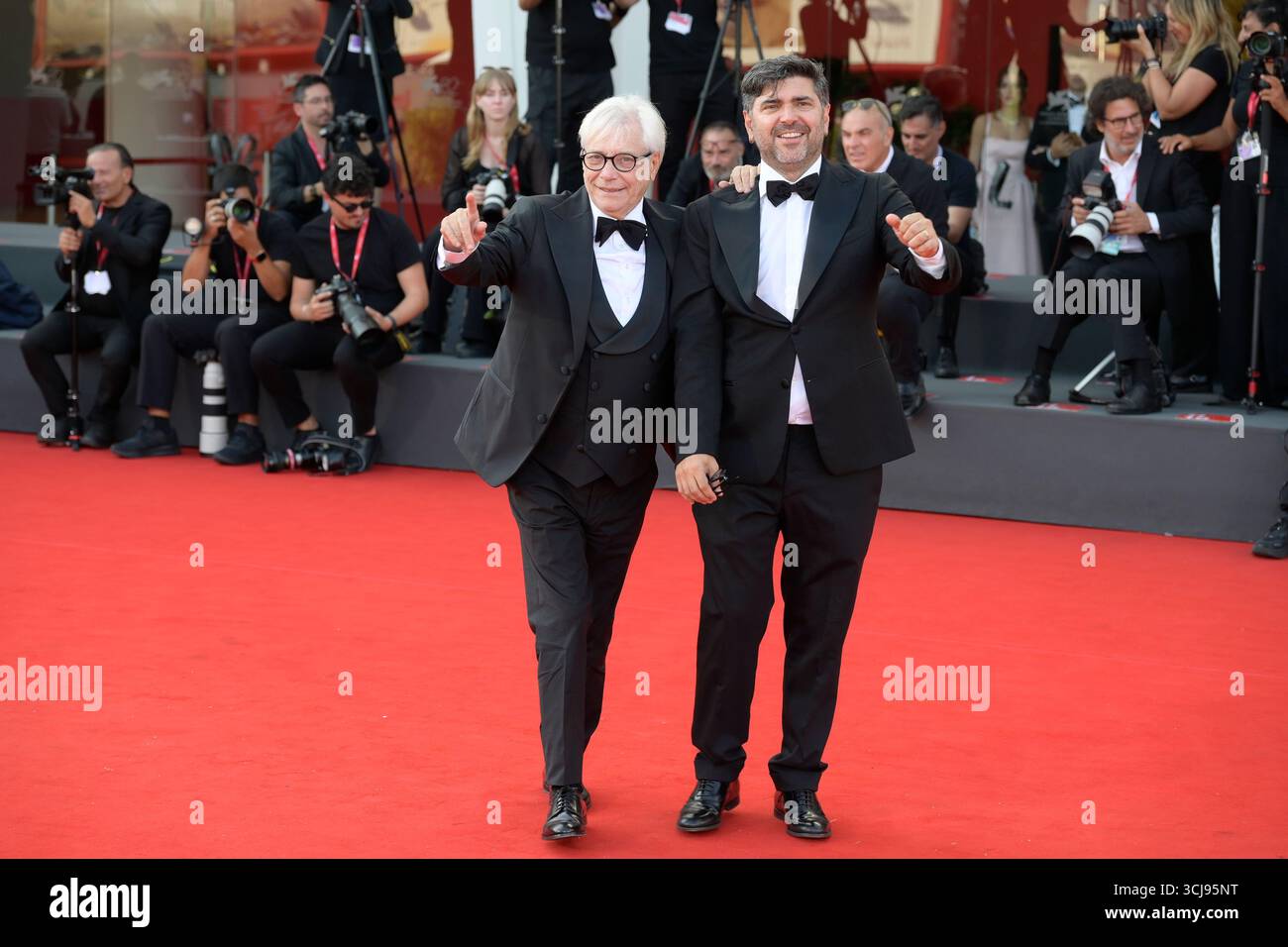 Toni D'Angelo (r) and Nino D'Angelo (l) attend "The sun rises on us all ...