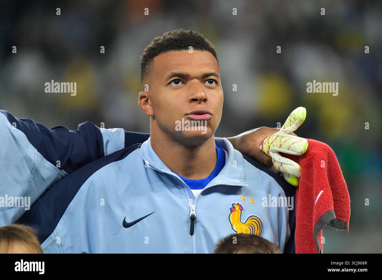 Wroclaw, Poland. 5th September, 2025. Kylian Mbappe (10, France) during match between Ukraine ...