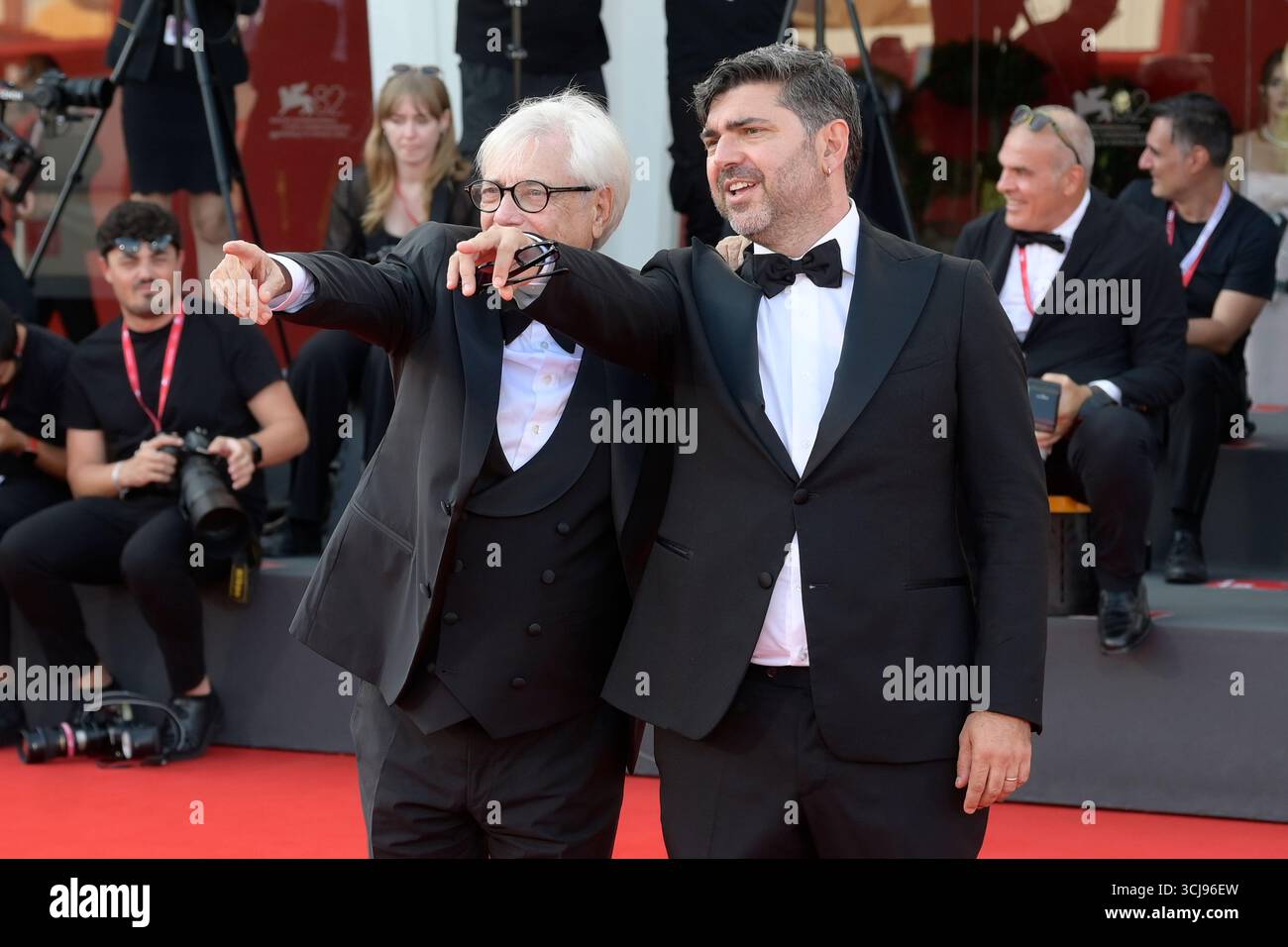 Toni D'Angelo (r) and Nino D'Angelo (l) attend "The sun rises on us all ...
