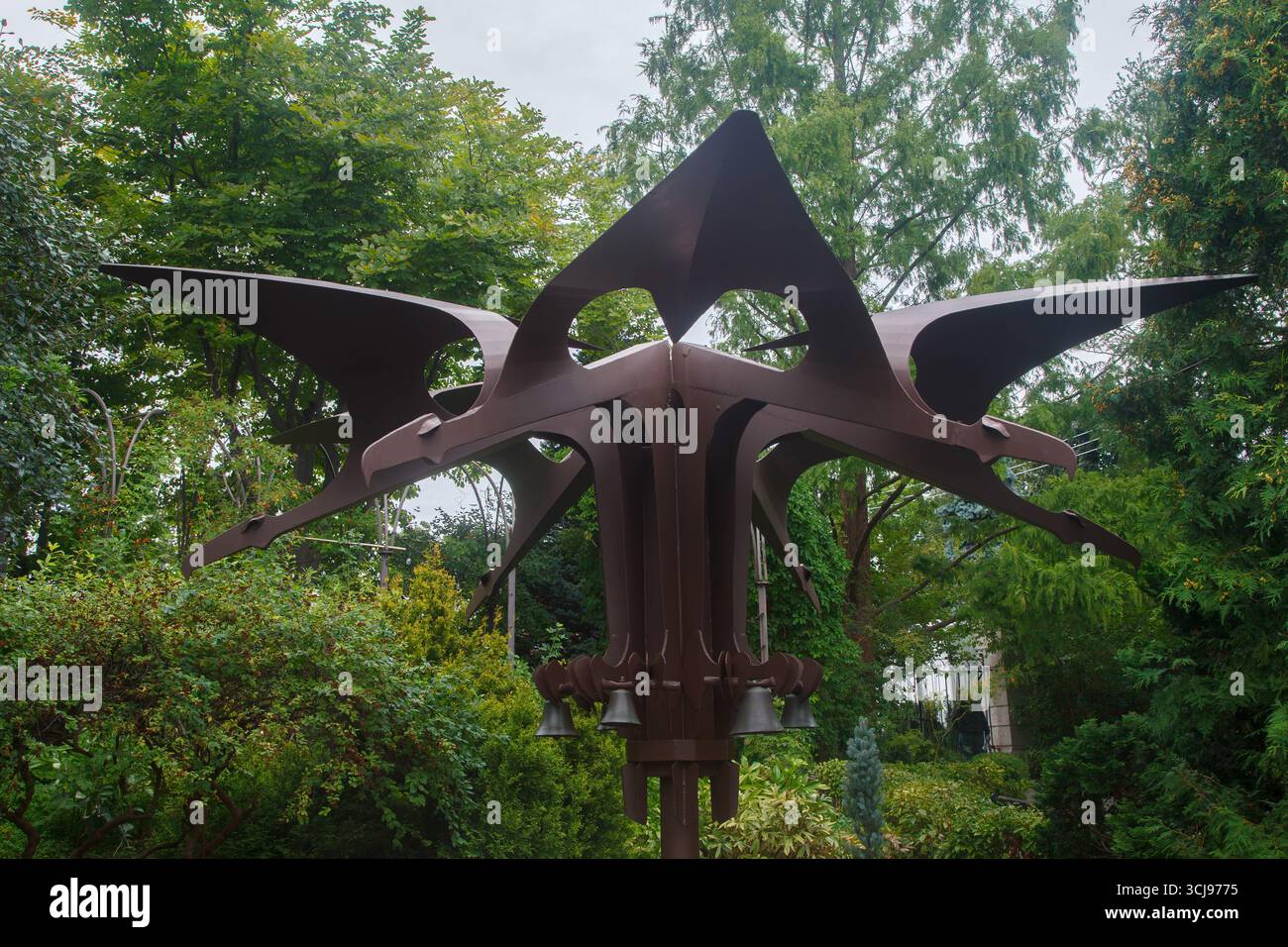 The Dragon tree sculpture at Casa Loma gothic revival castle style ...