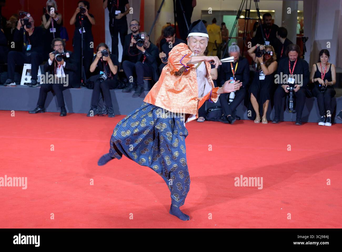 Daisuke Tarutani attends the "Silent friend" red carpet during the 82nd Venice Film Festival at ...
