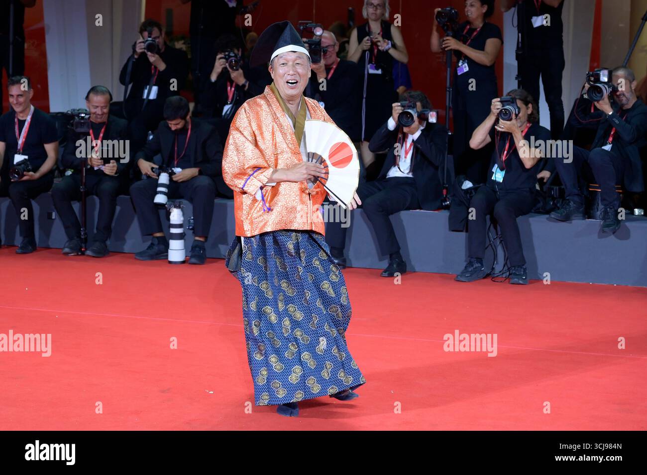 Daisuke Tarutani attends the "Silent friend" red carpet during the 82nd Venice Film Festival at ...