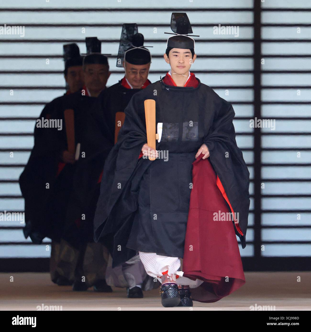 Prince Hisahiro is seen during his Coming of Age Ceremony at the ...