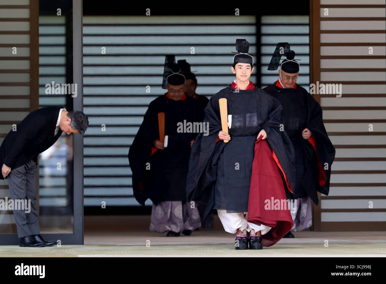 Prince Hisahiro is seen during his Coming of Age Ceremony at the ...