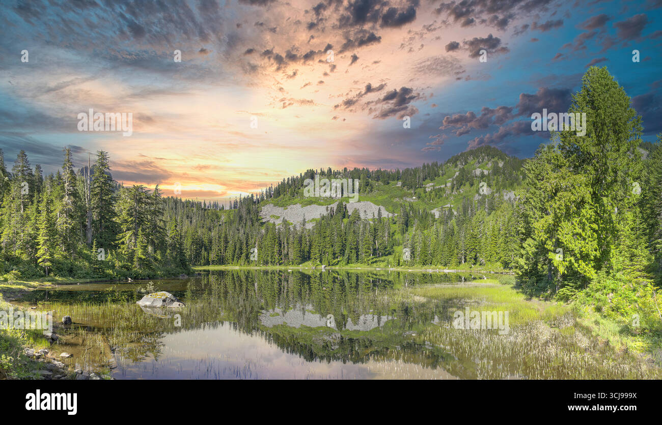 Panoramic italy view Stock Vector Images - Alamy