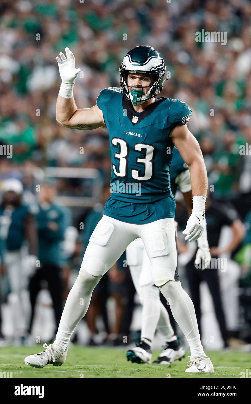 Philadelphia Eagles cornerback Cooper DeJean (33) in action during the ...