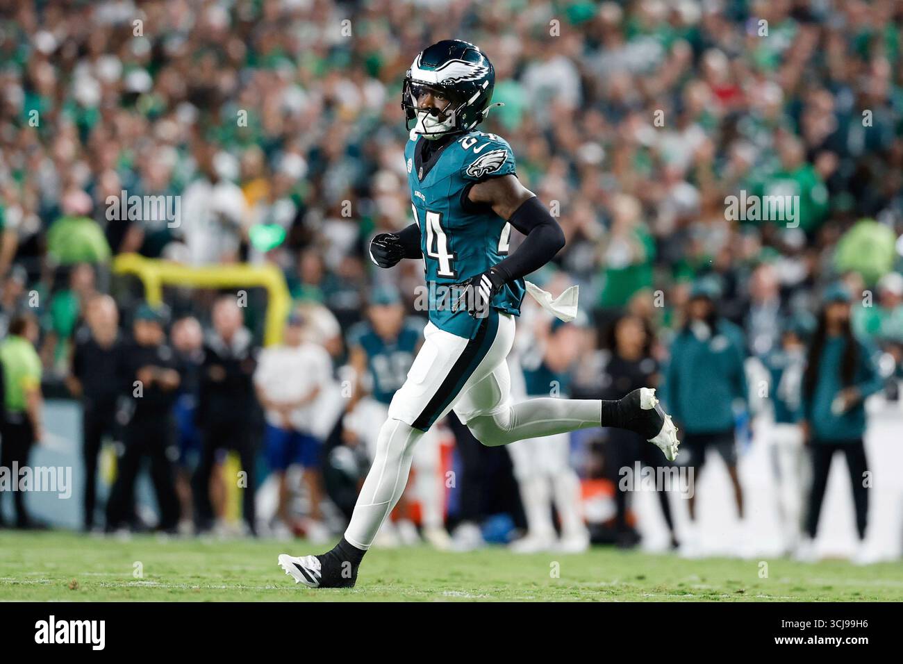 Philadelphia Eagles safety Andrew Mukuba (24) in action during the ...