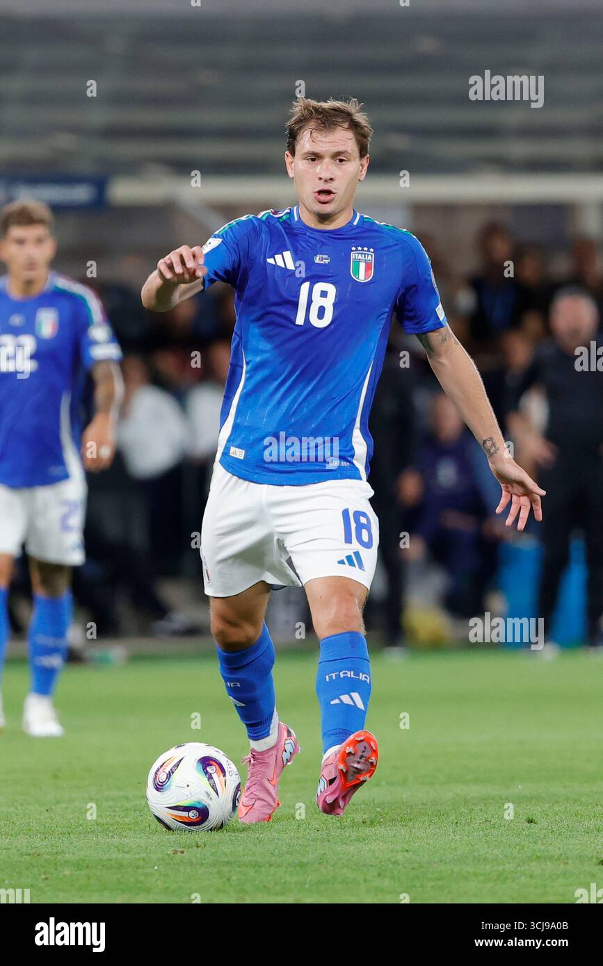 Nicolo Barella of Italy seen in action during the Italian Serie A ...
