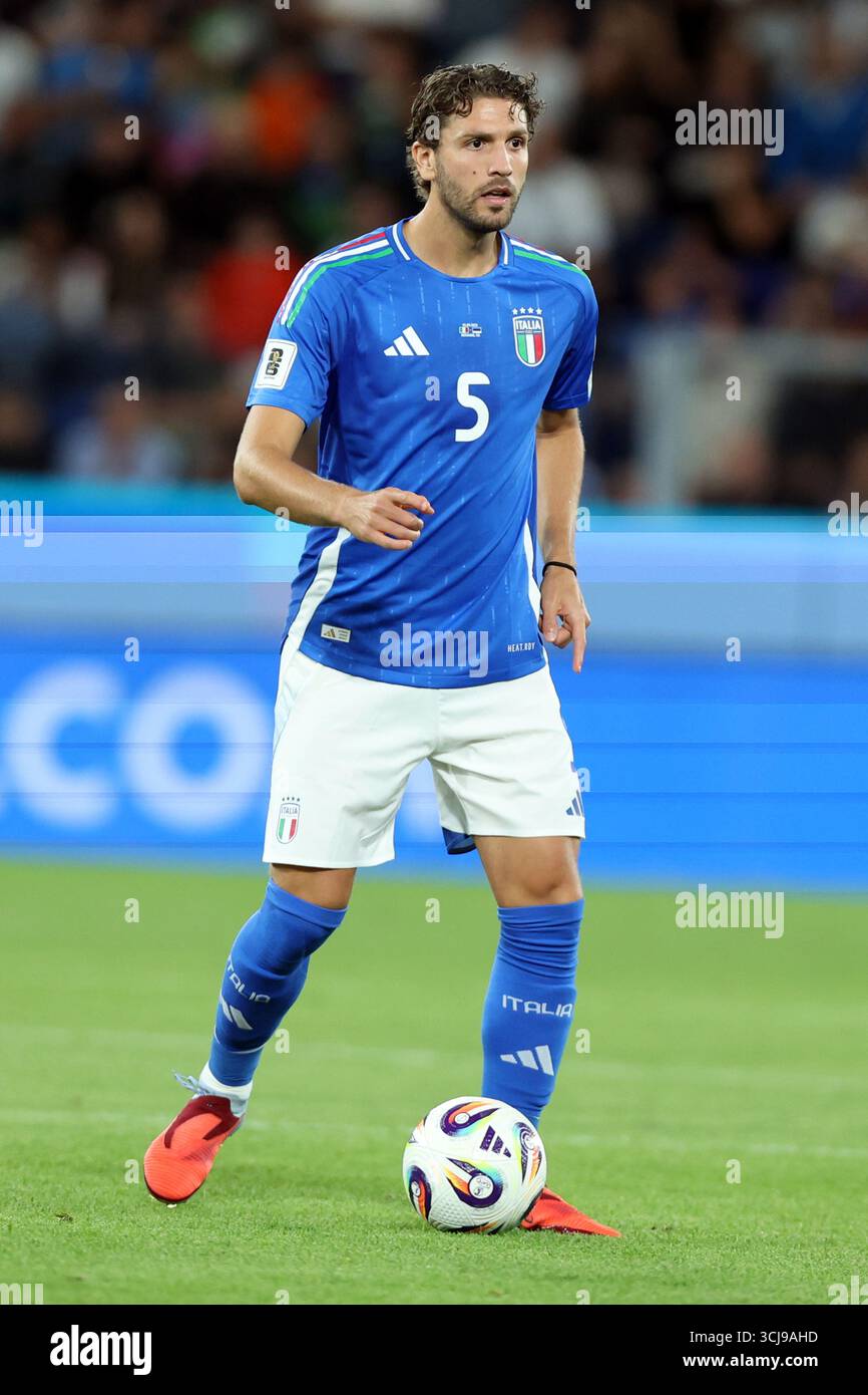Manuel Locatelli of Italy seen in action during the European Fifa World ...