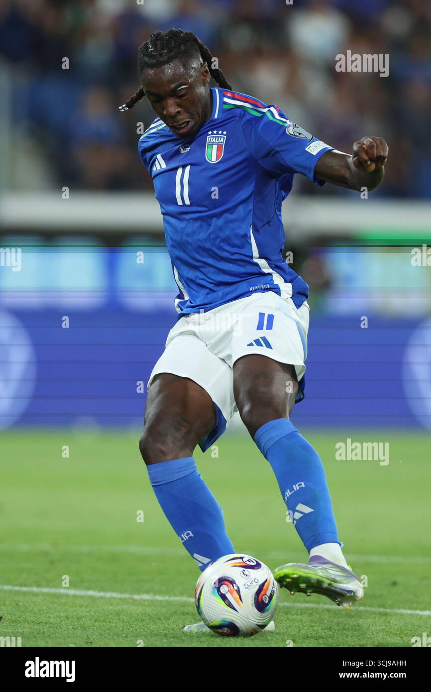Moise Kean of Italy seen in action during the European Fifa World Cup 2026 Qualifier match ...