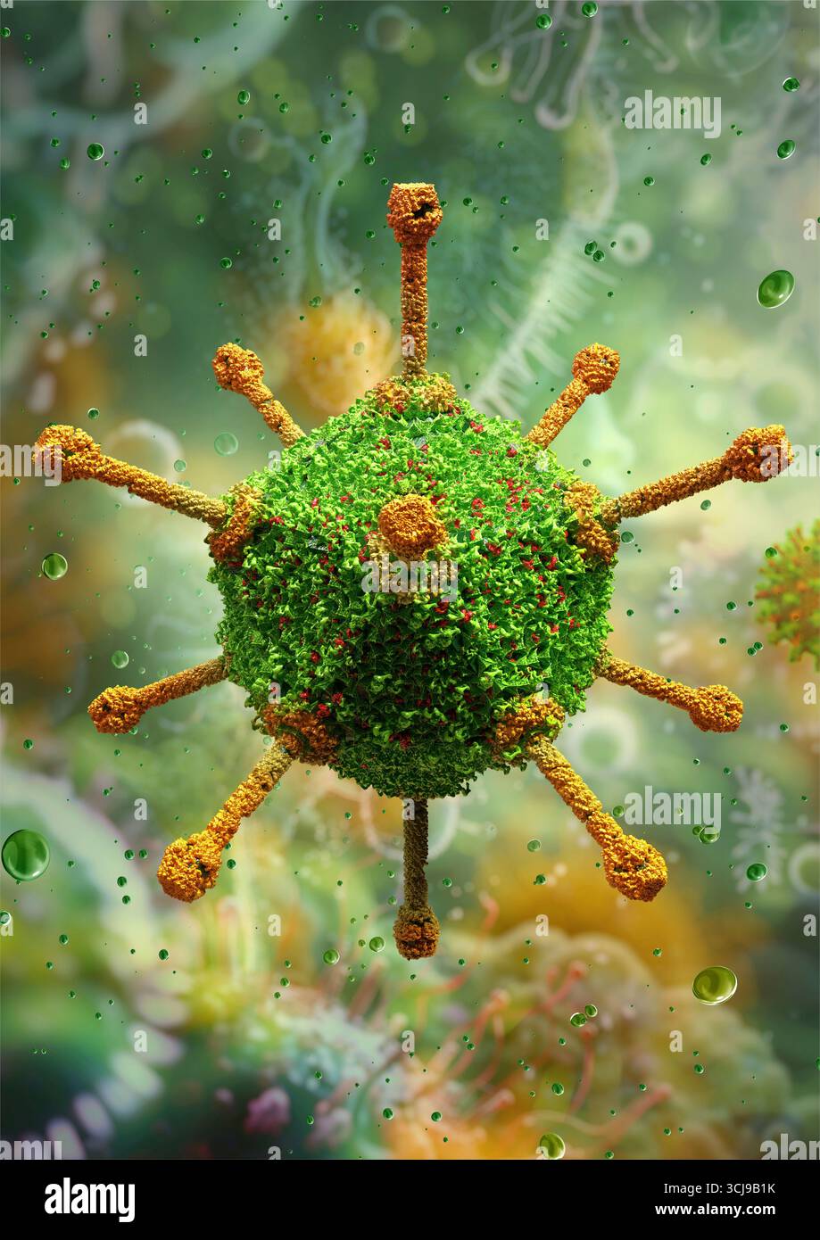 Adeno-associated virus, illustration Stock Photo - Alamy