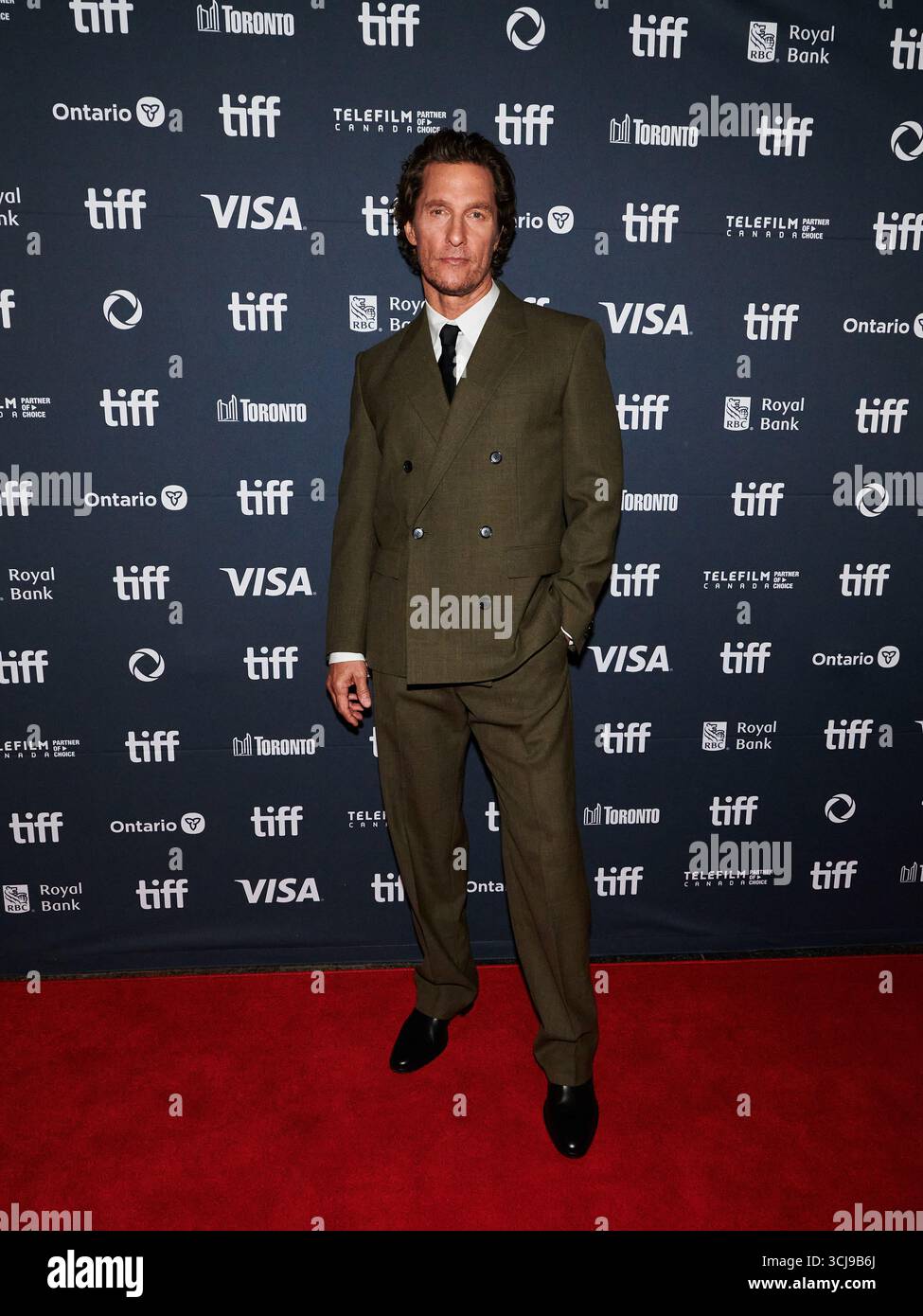 Matthew McConaughey is photographed on the red carpet for the film "The ...