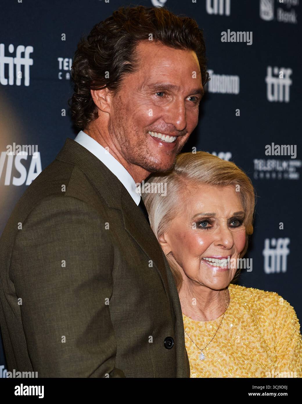 Actor Matthew McConaughey and his mother, Kay are photographed on the ...