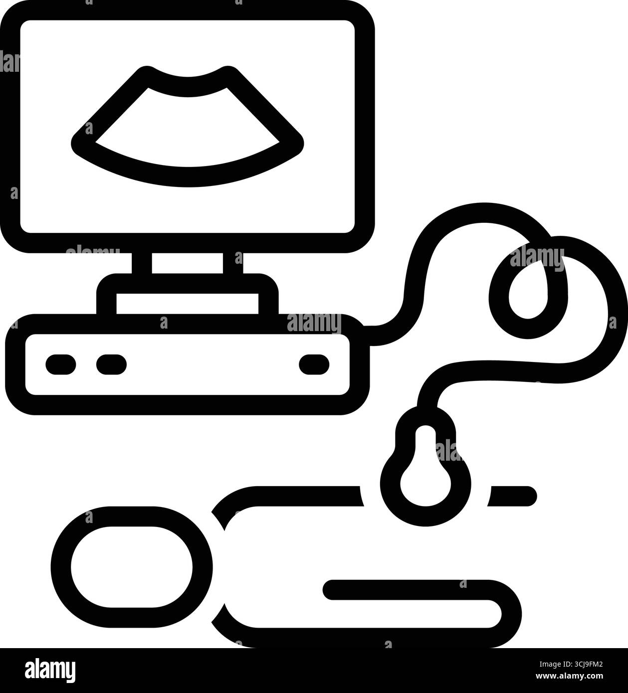 Icon for ultrasound examination, ultrasound Stock Vector Image & Art ...