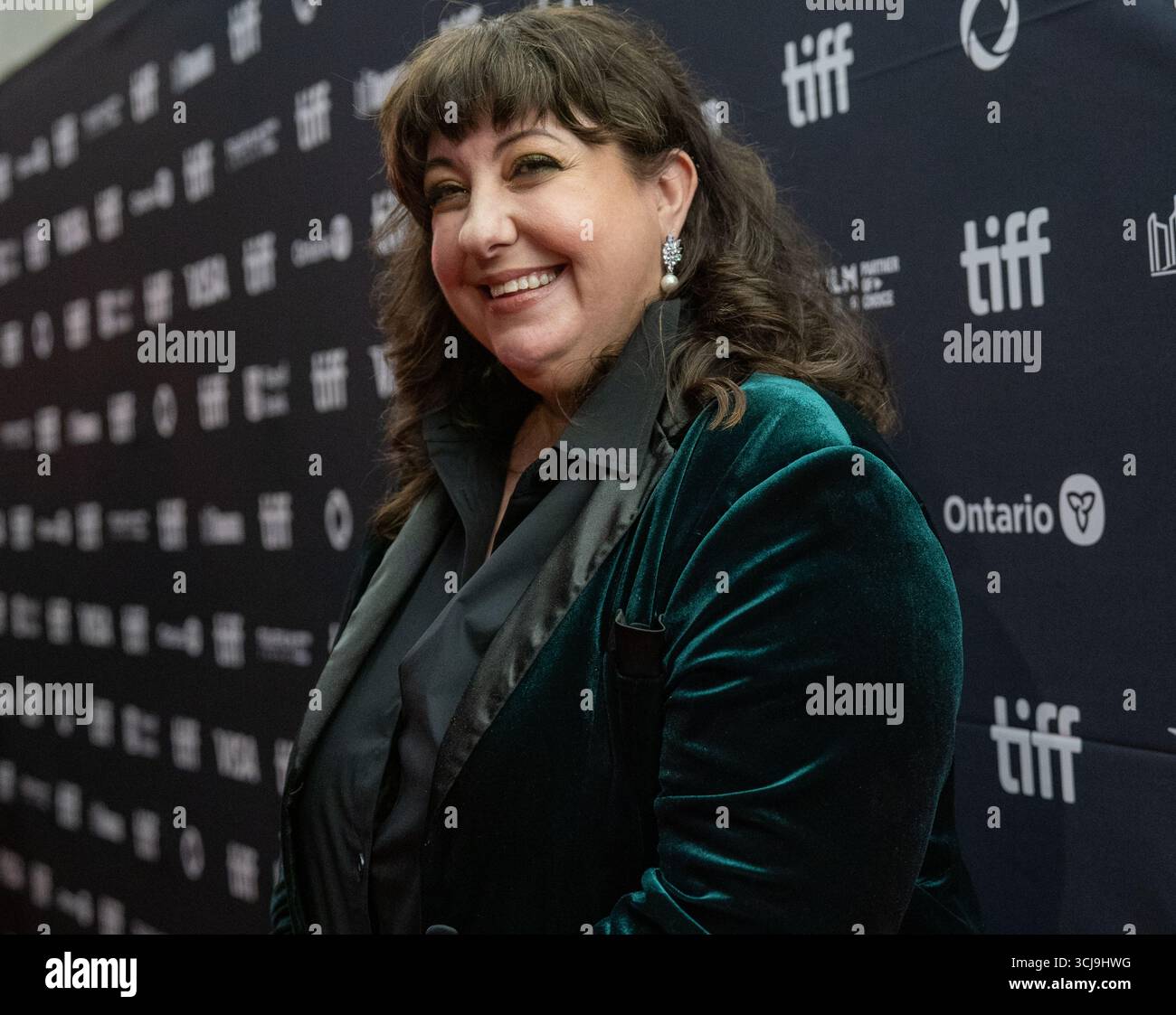 Ashlie Atkinson is photographed on the red carpet for the film "The ...