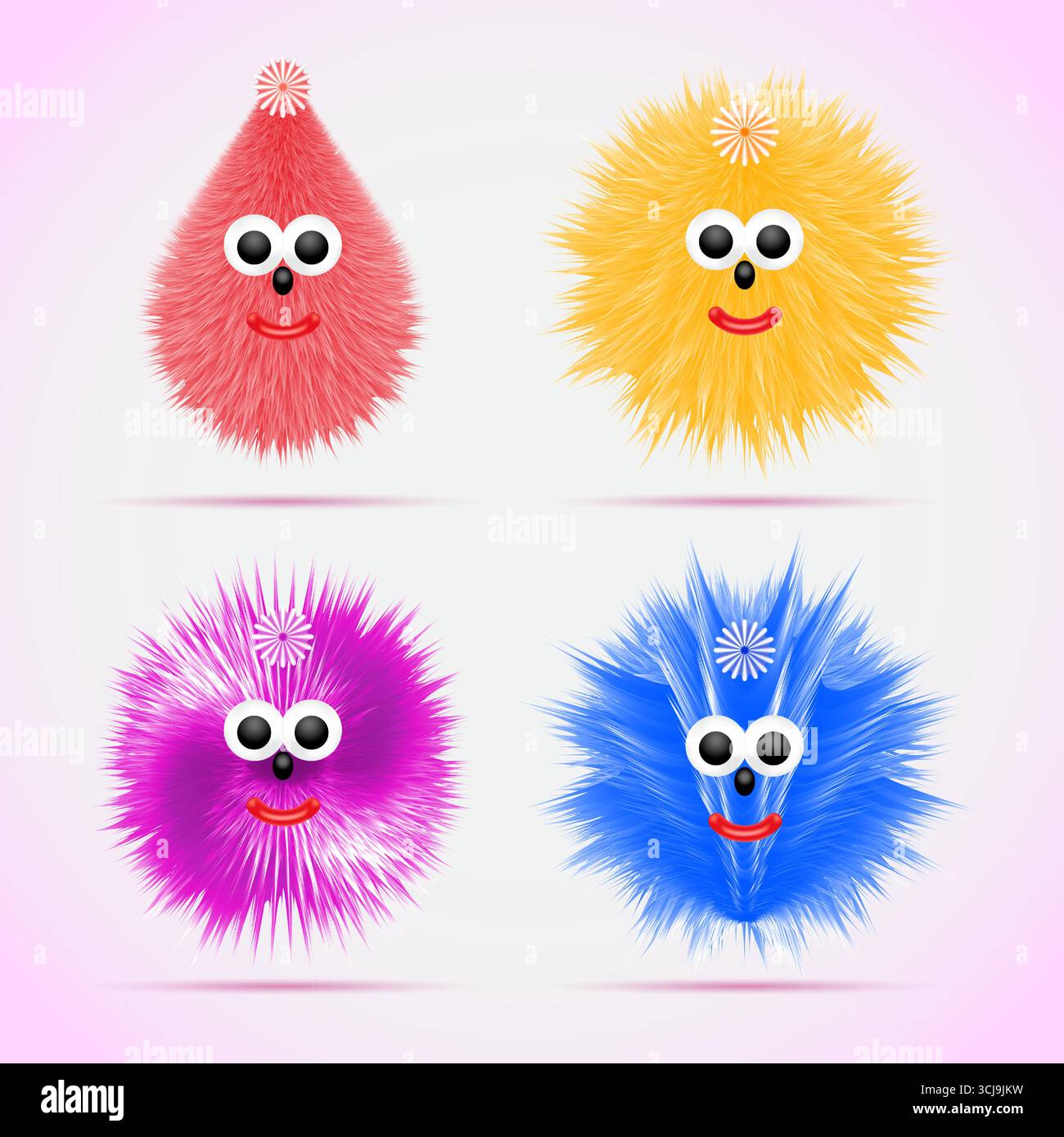 Fluffy textures Stock Vector Images - Alamy