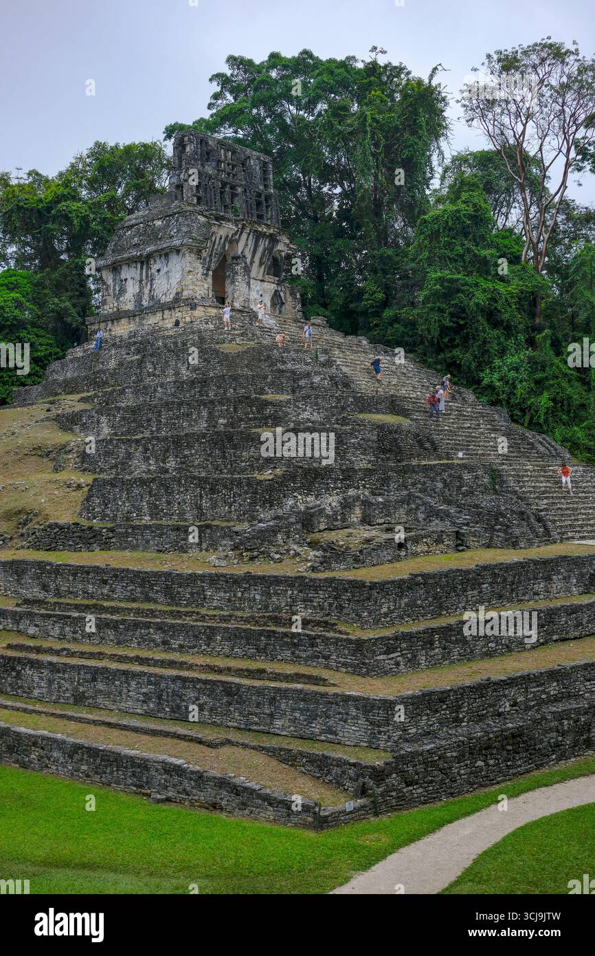 Palenque, Mexico - March 25, 2025: Palenque archaeological site in ...
