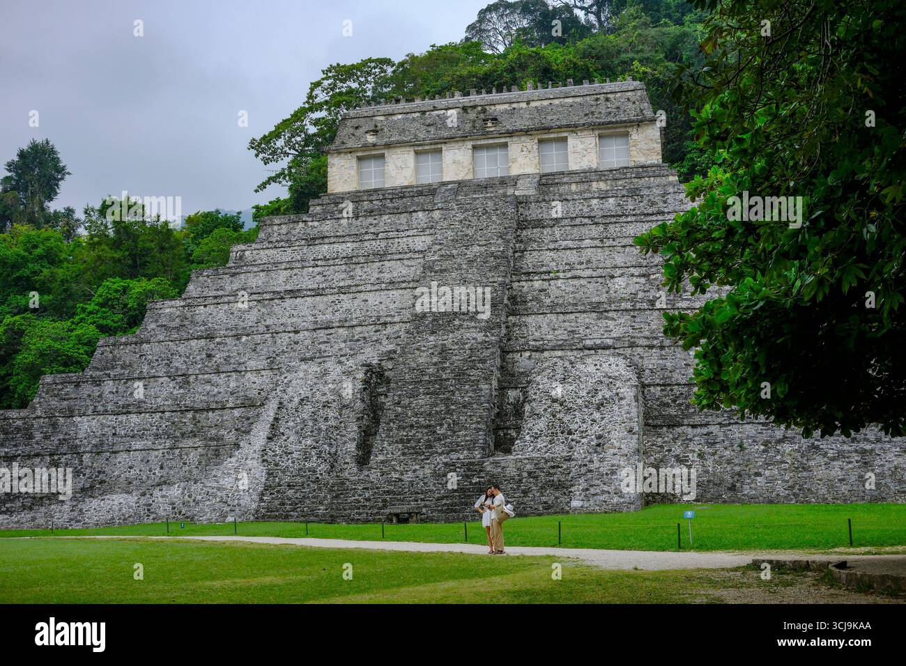 Palenque, Mexico - March 25, 2025: Temple of the Inscriptions at the ...