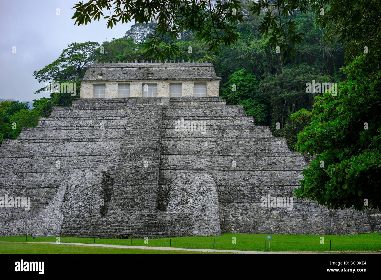 Palenque, Mexico - March 25, 2025: Temple of the Inscriptions at the ...
