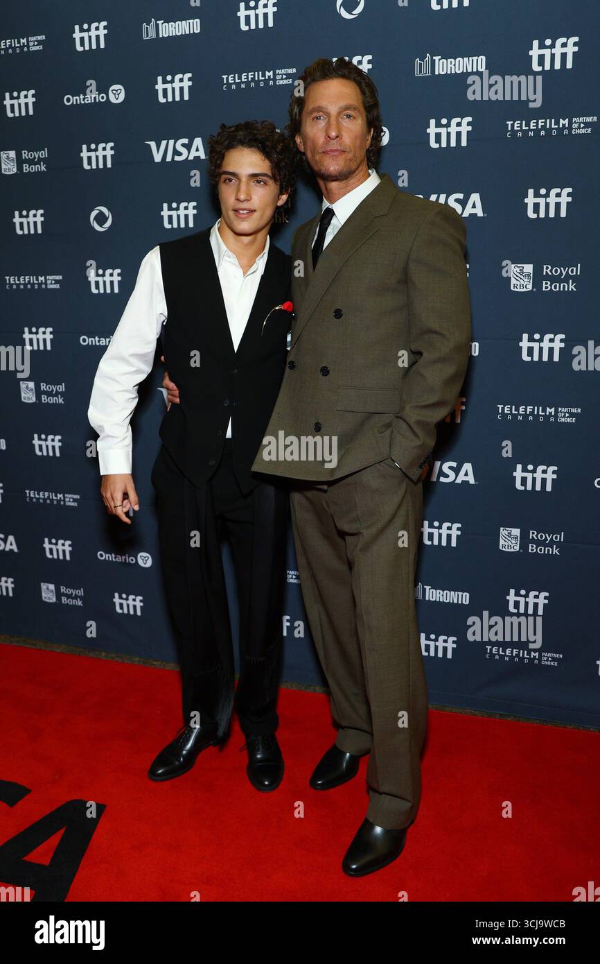 Levi Alves McConaughey, Matthew McConaughey at arrivals for THE LOST ...