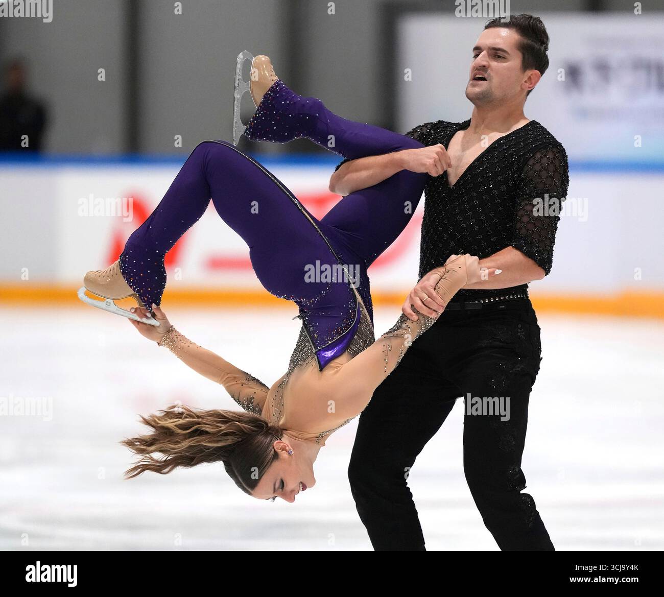 Marie-Jade LAURIAULT and Romain le GAC of Canada perform during the Ice ...