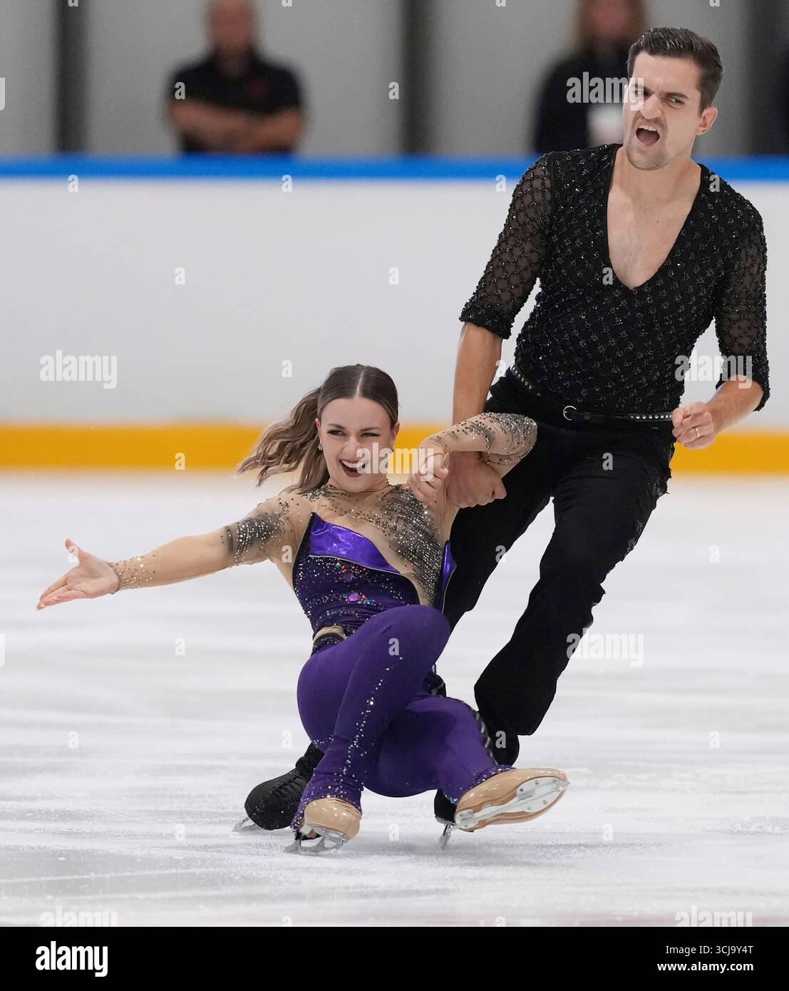 Marie-Jade LAURIAULT and Romain le GAC of Canada perform during the Ice ...