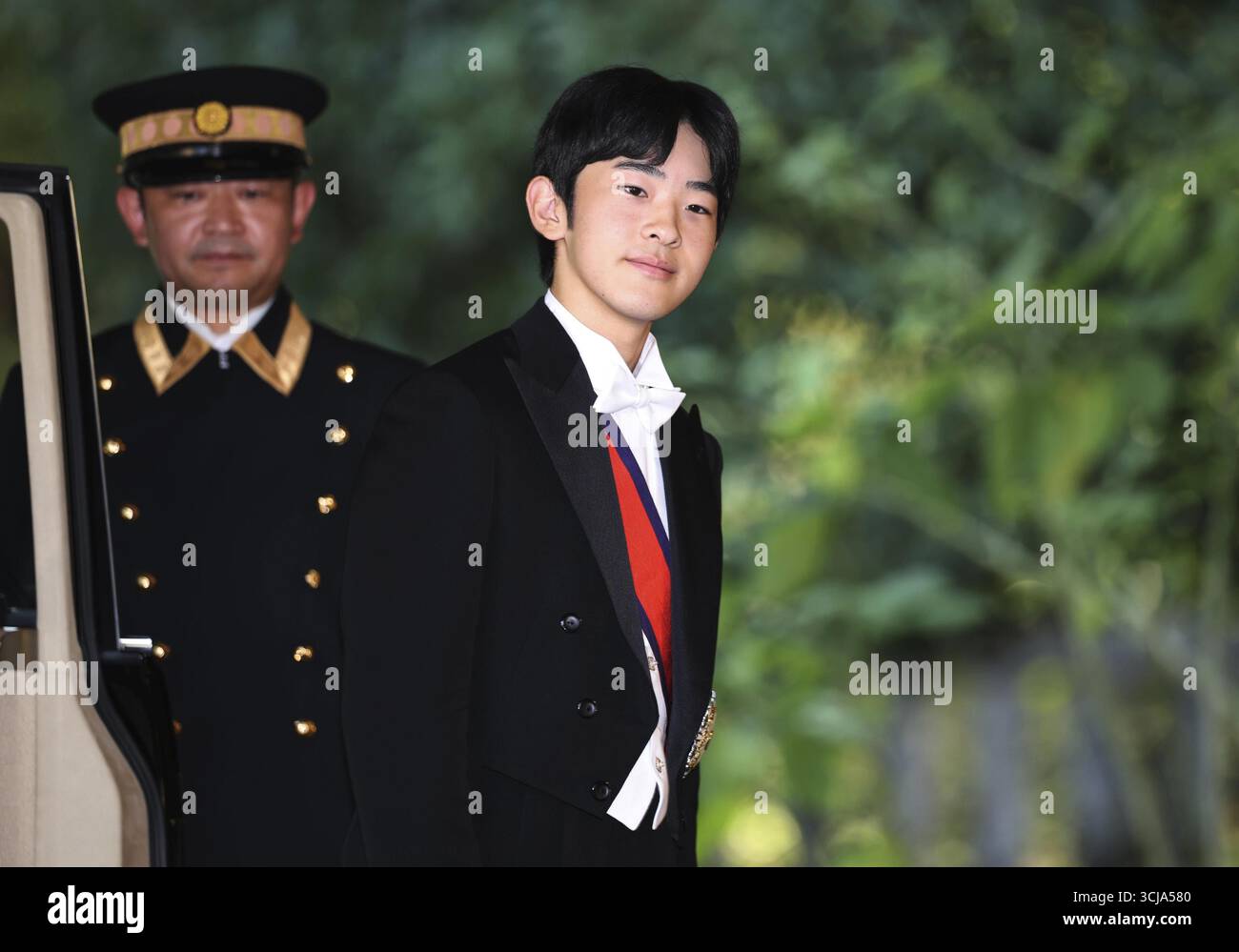 Japanese Prince Hisahito returns to his Akasaka Estate residence in ...
