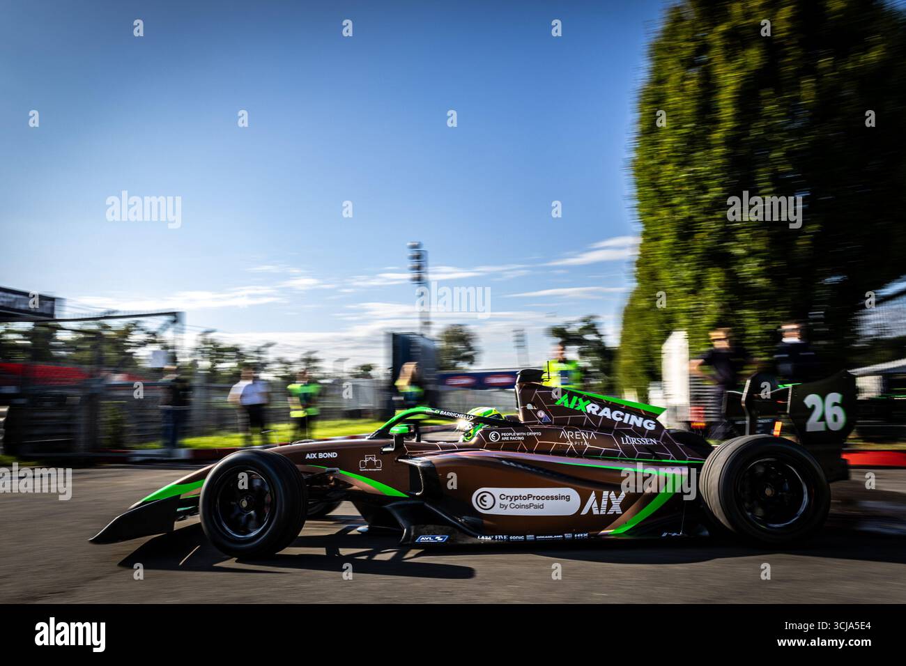 26 HEDLEY James(gbr), AIX Racing, Dallara F3 2025, action during the ...