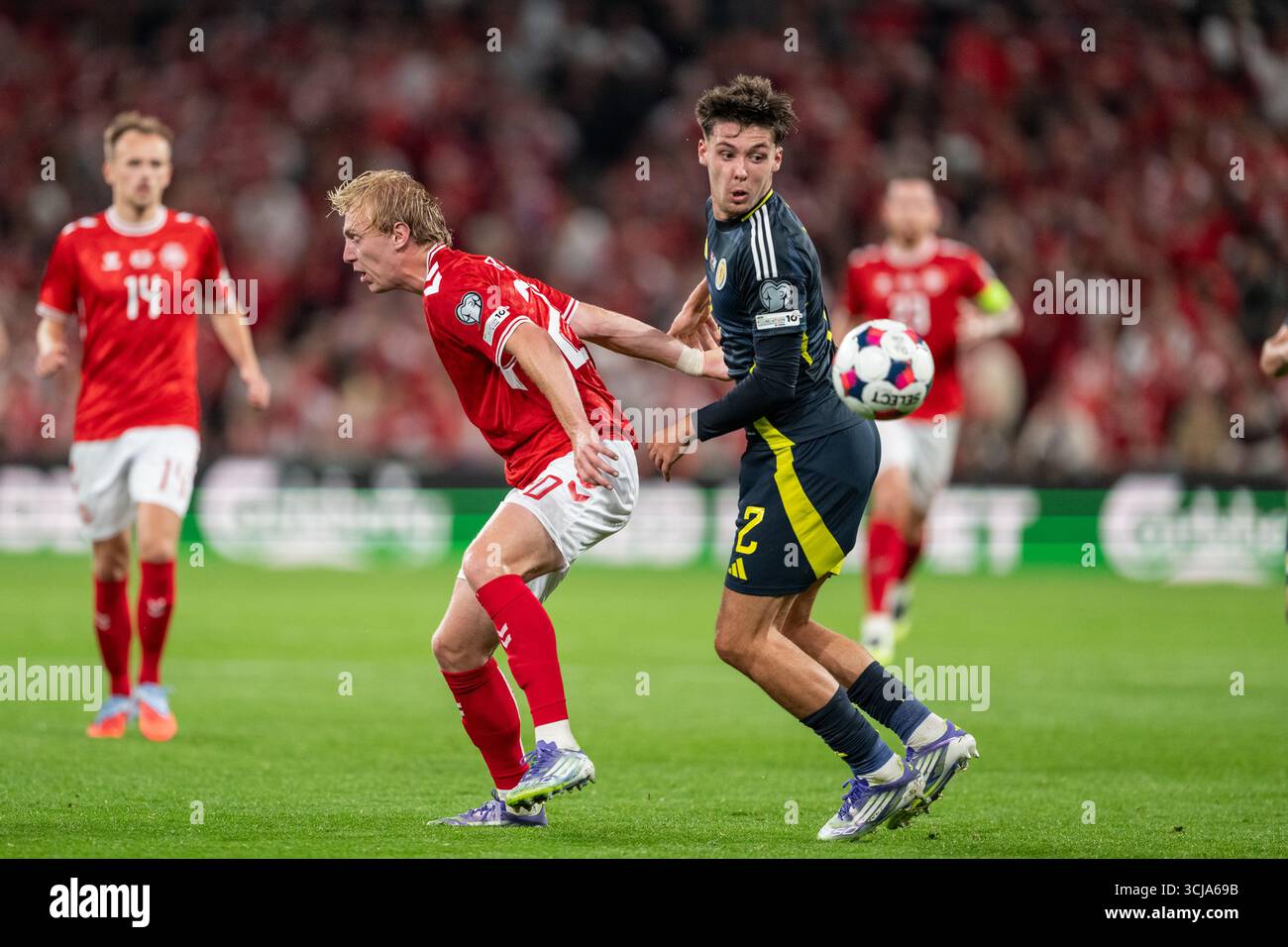 Copenhagen, Denmark. 05th, September 2025. Mika Biereth (20) of Denmark ...