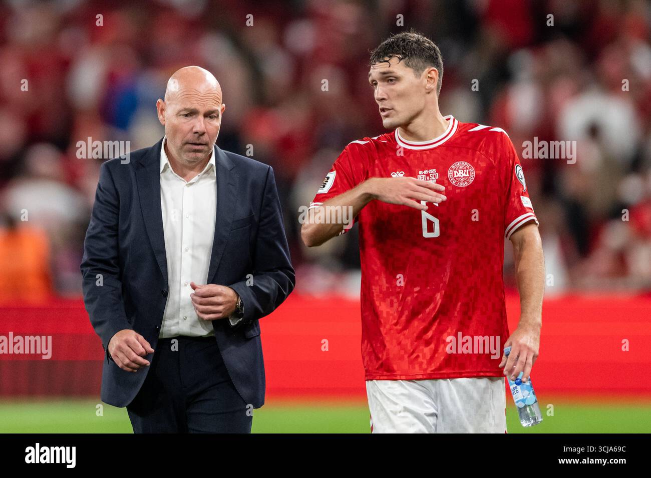 Copenhagen, Denmark. 05th, September 2025. Head coach Brian Riemer of ...